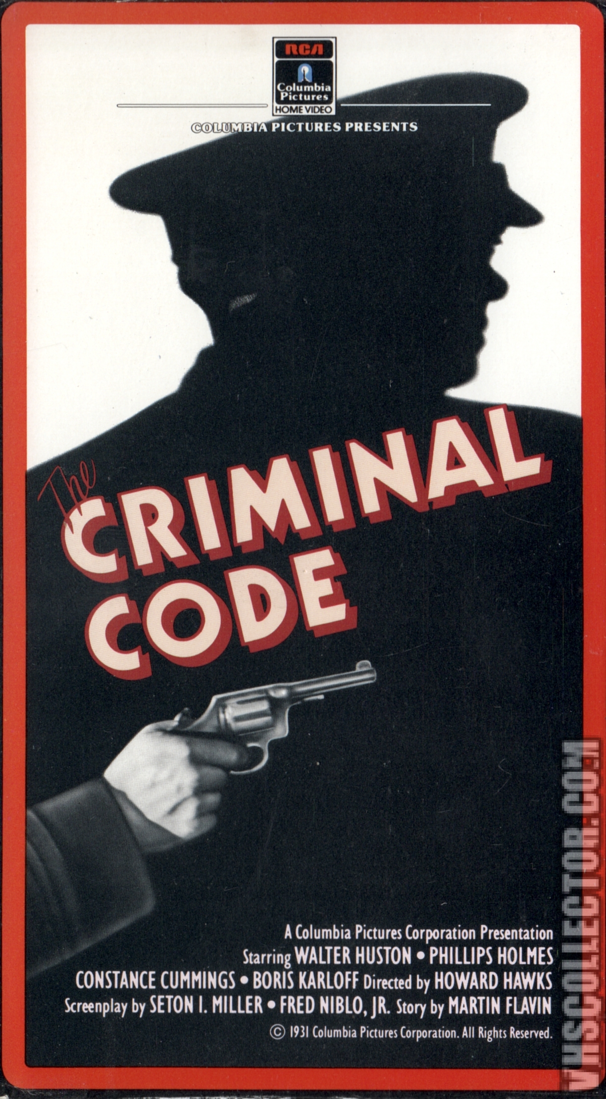 The Criminal Code VHSCollector The Criminal Code VHSCollector